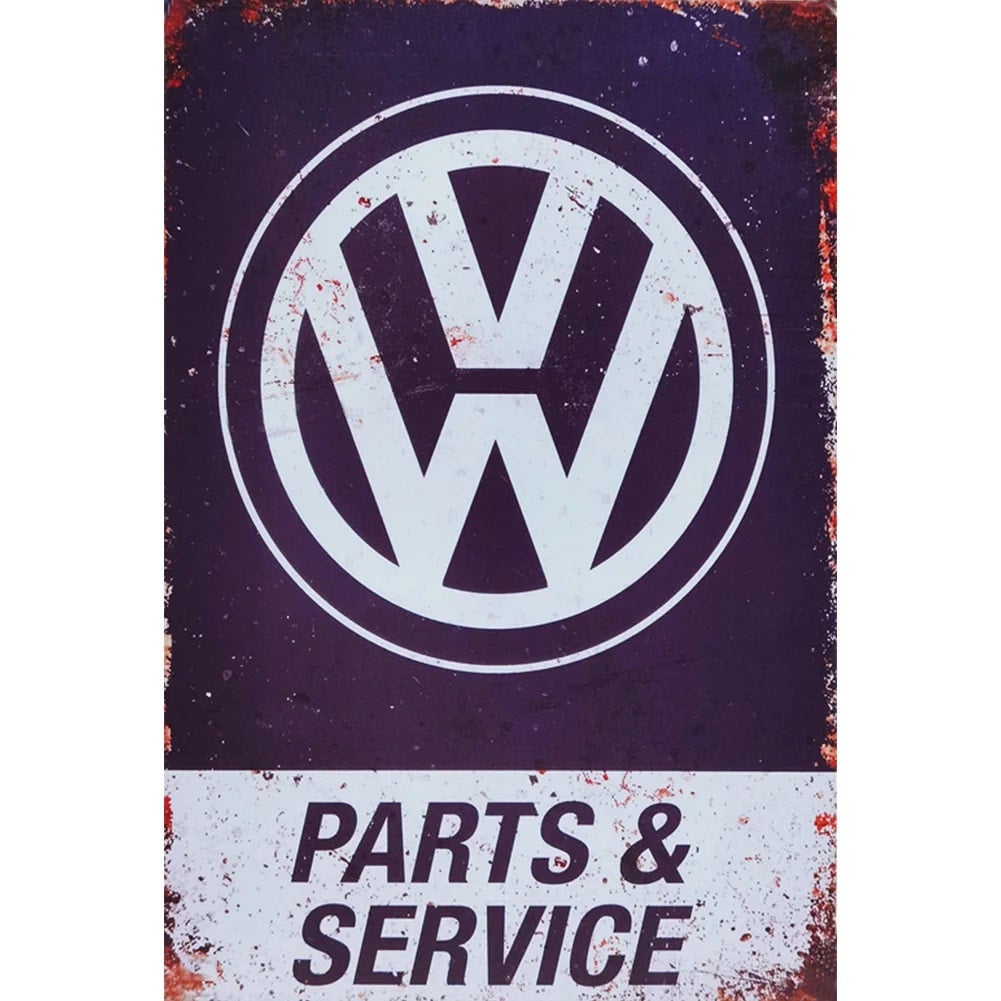 VW Parts & Service Sign | Julie's Diamond Art